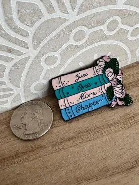 Accessories | Cutesy Just One More Chapter Enamel Pin | Poshmark